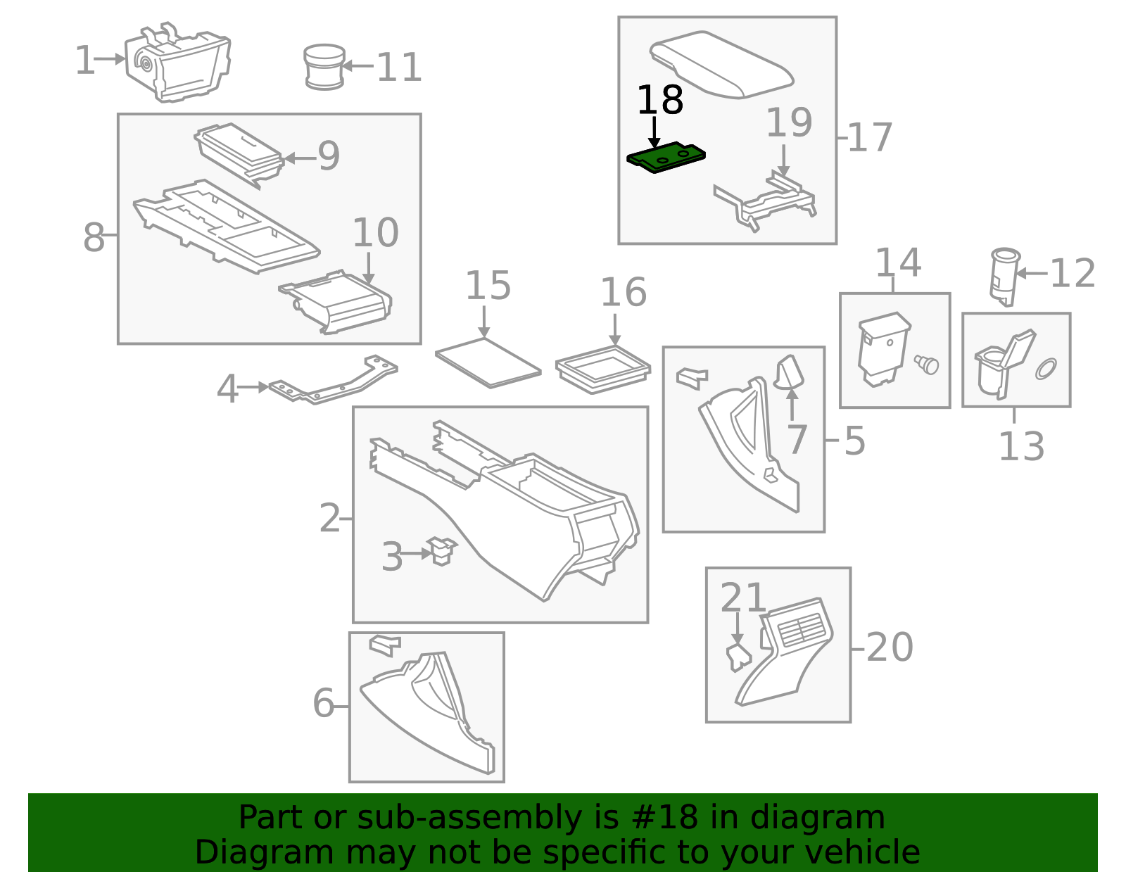 58908-33030 - 2000-2024 Toyota - Center Console Latch | Toyota Parts ...