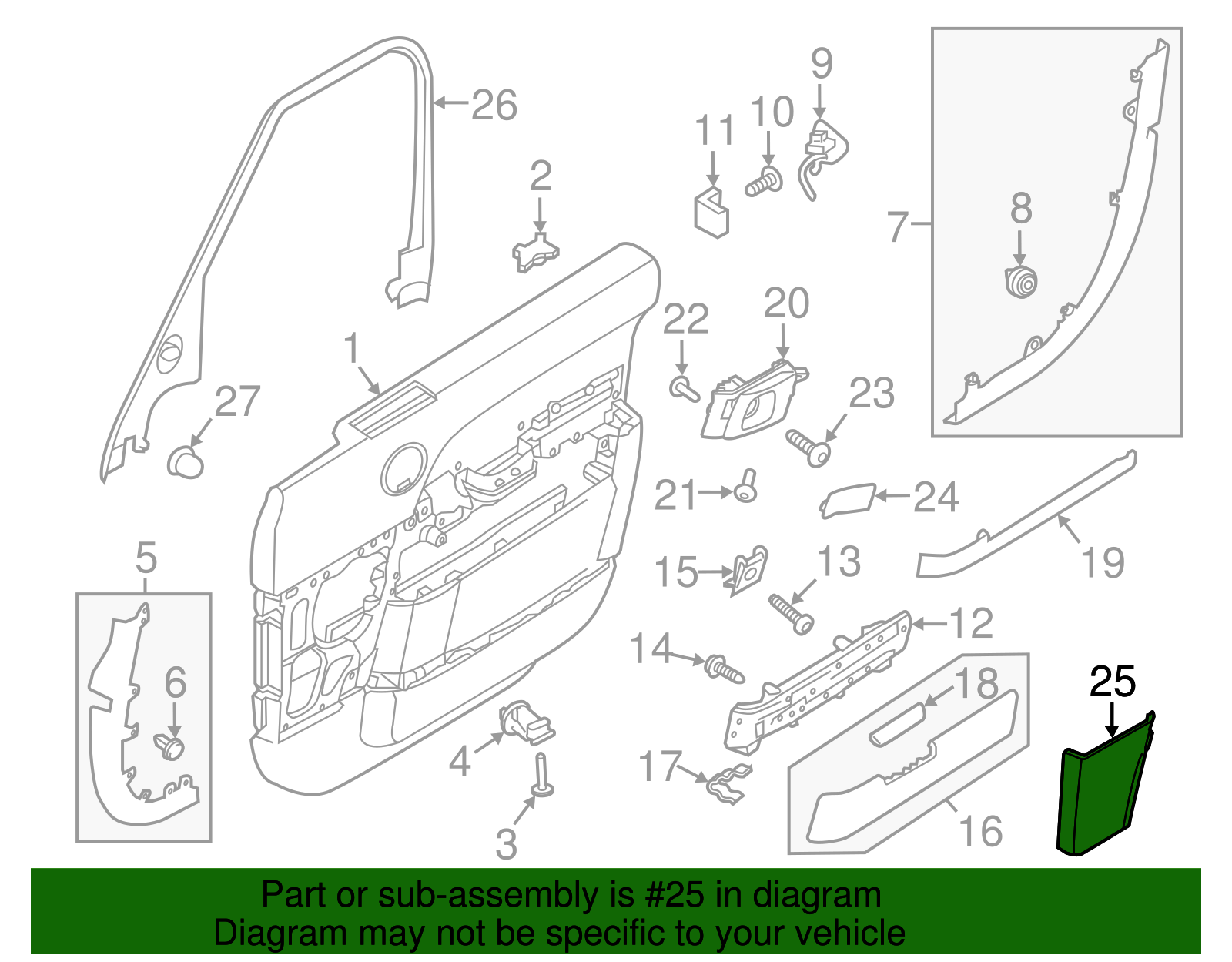 2013-2017 Land Rover Range Rover Speaker Grille LR095047 ...