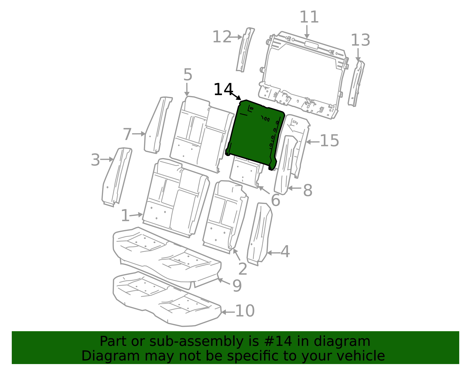 Seat Back Panel - Restore Rear Seat Aesthetics | AutoNation Parts