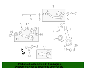 90252-03015 - Lower Control Arm Cotter Pin 2003-2013 Lexus | Lexus ...