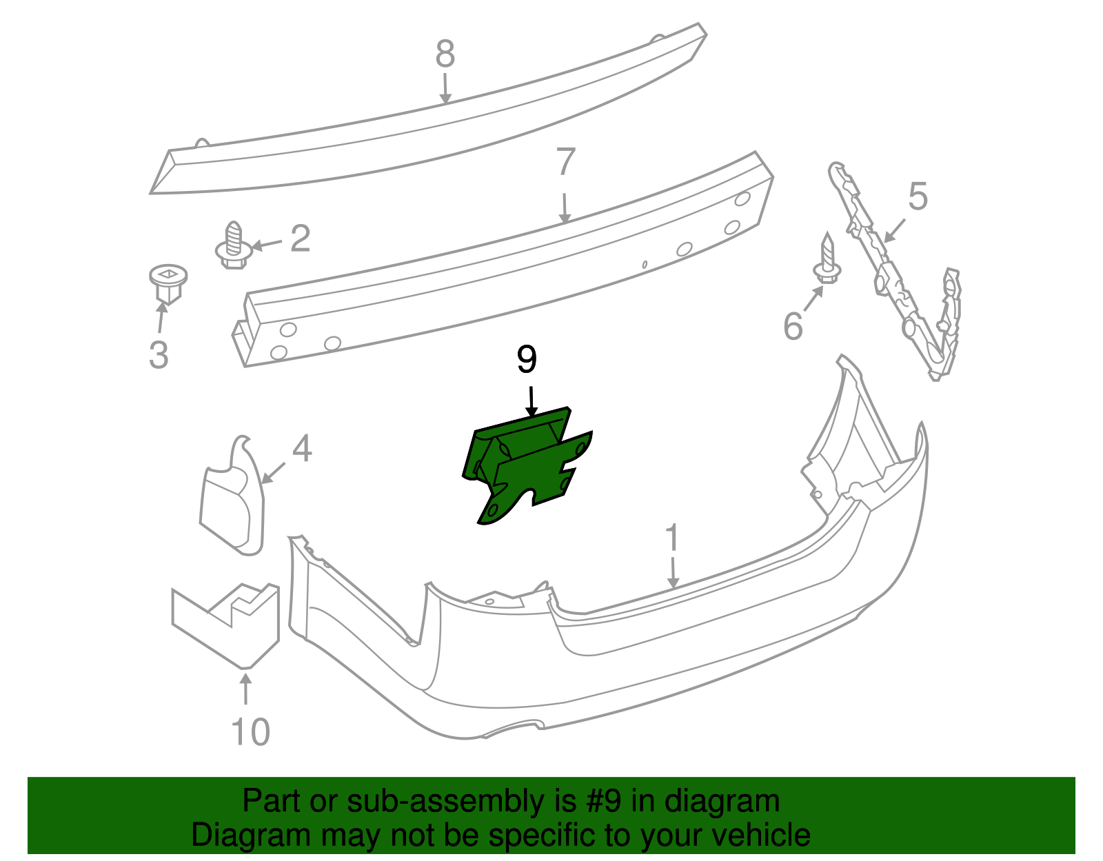 2007-2023 Nissan Stay Bracket 85211-JA00B | Nissan Parts Central