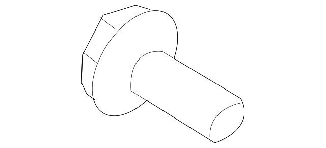 Genuine Toyota Upper Quarter Trim Bolt part# 90119-A0090 for 2001-2009 ...