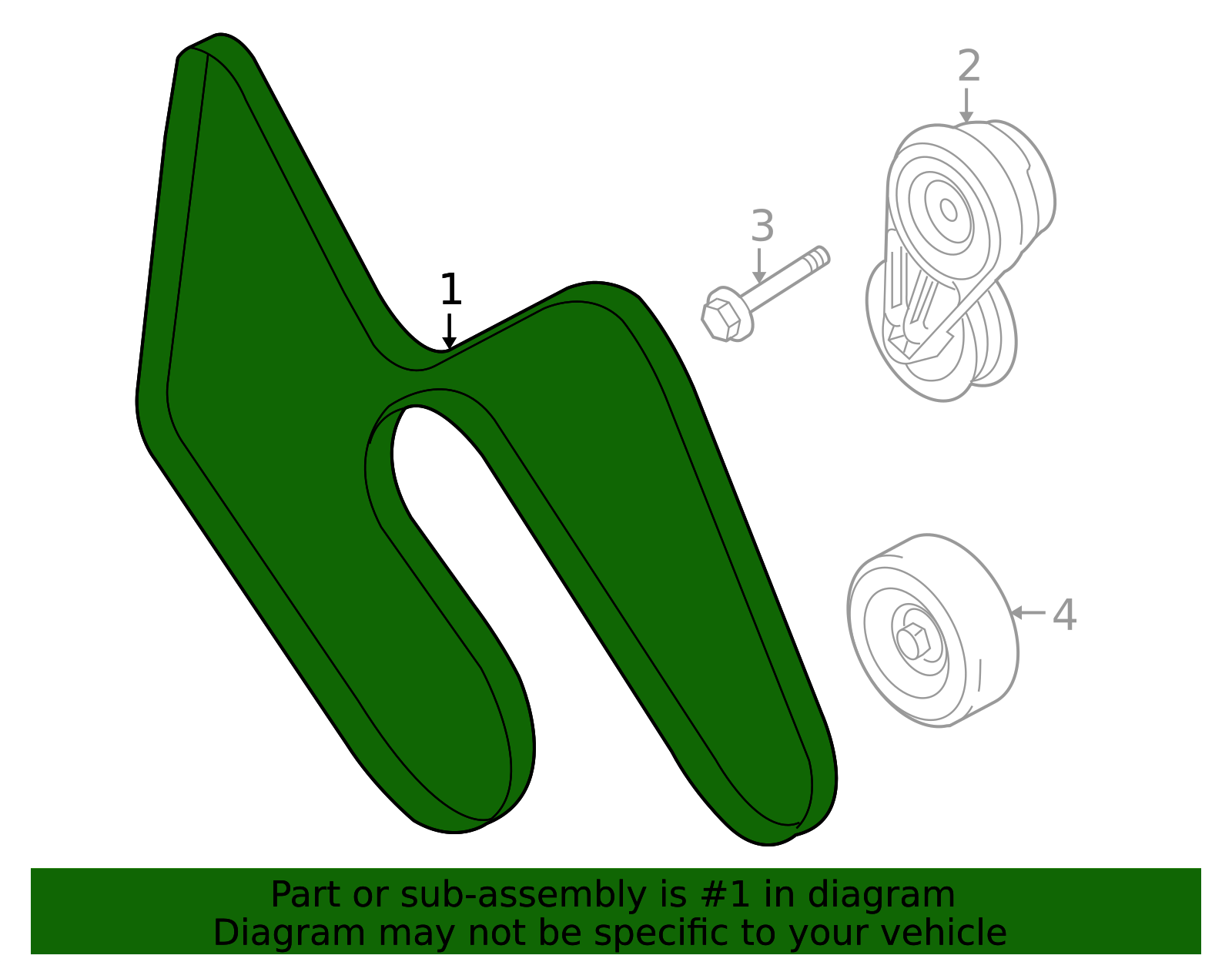 Serpentine Belt - OEM Multi-Accessory Drive for Ford | AutoNation Parts