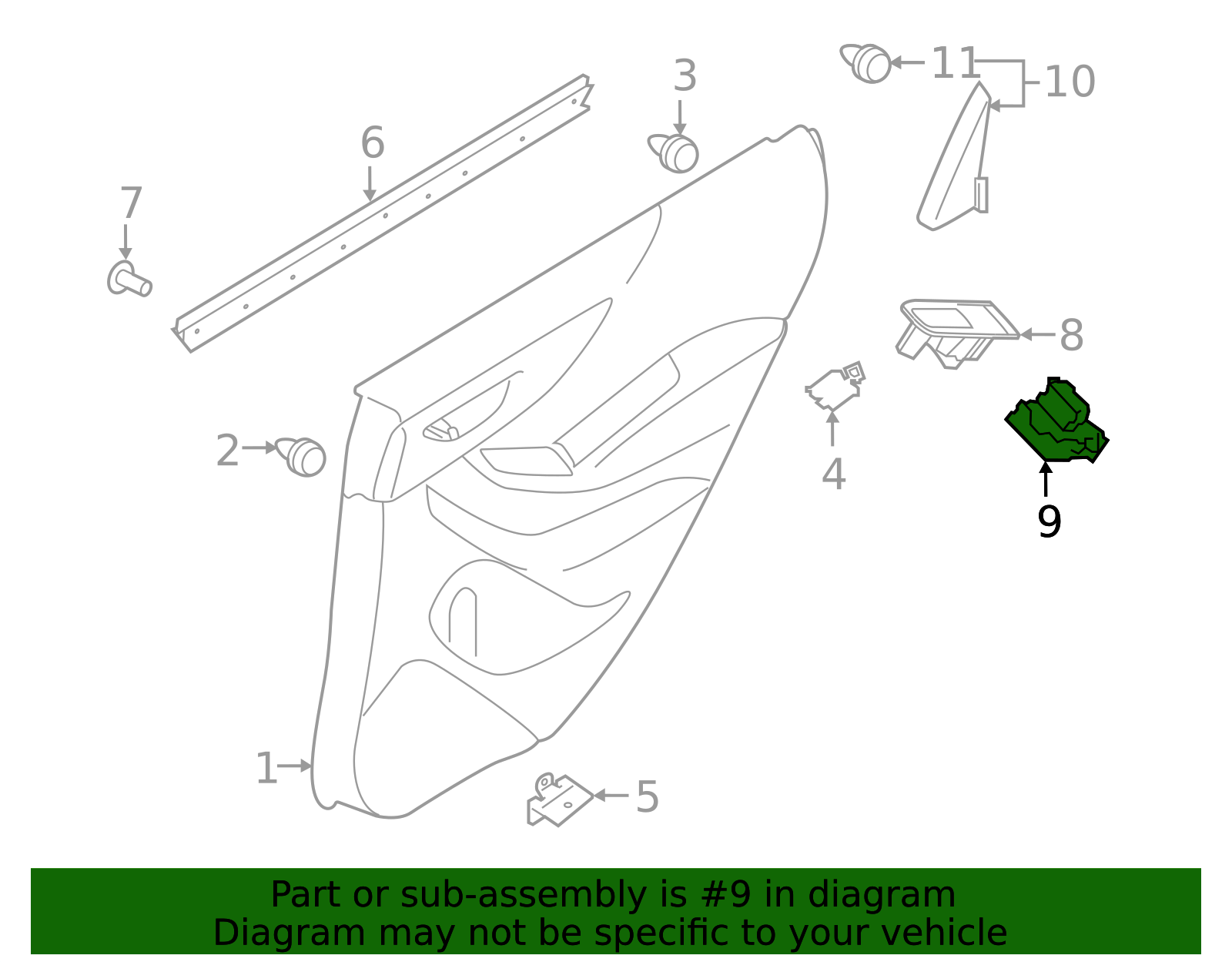 2019-2024 Subaru Forester Window Switch 83071SJ420 | Subaru Parts Store