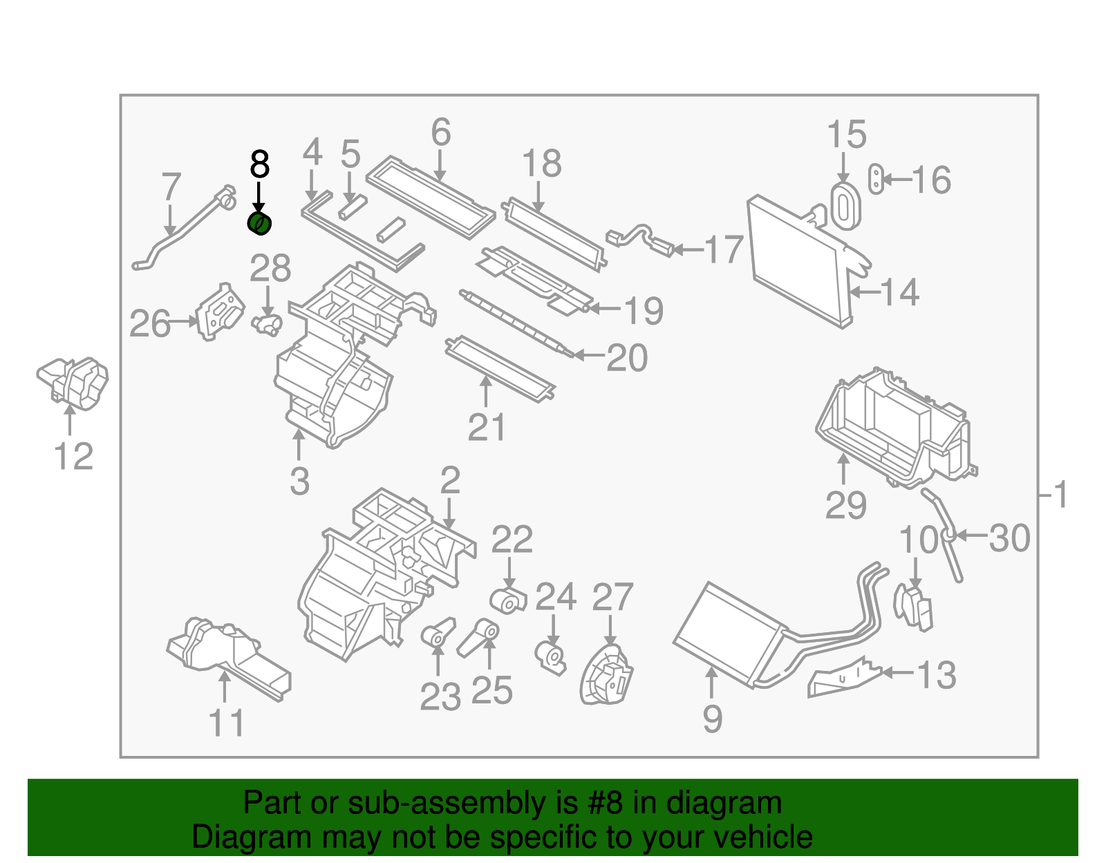 97235-1G000 - 2010-2021 Hyundai - Cabin Air Temperature Sensor ...