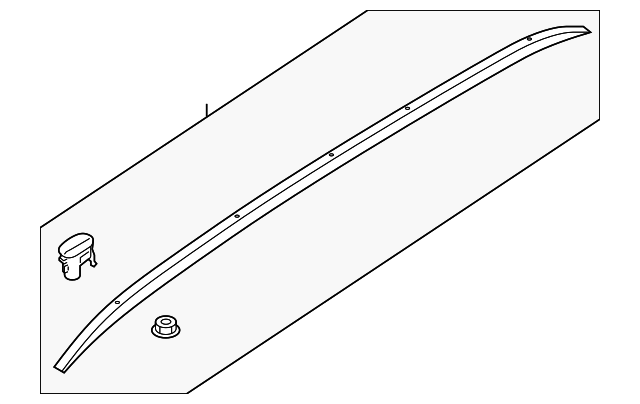 2019-2023 Hyundai Santa Fe Roof Rail 87270-S1000 | World OEM Parts Hyundai