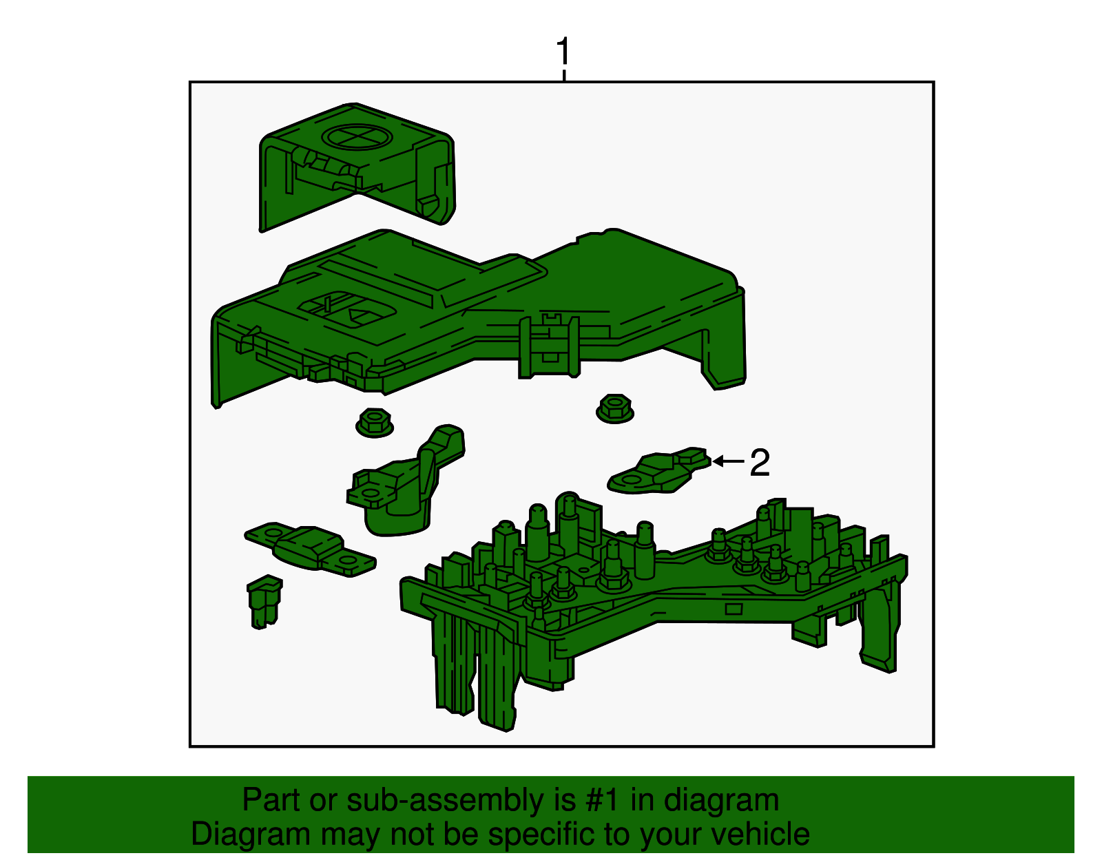 2017-2025 GM Battery Distribution Engine Compartment Fuse Block ...