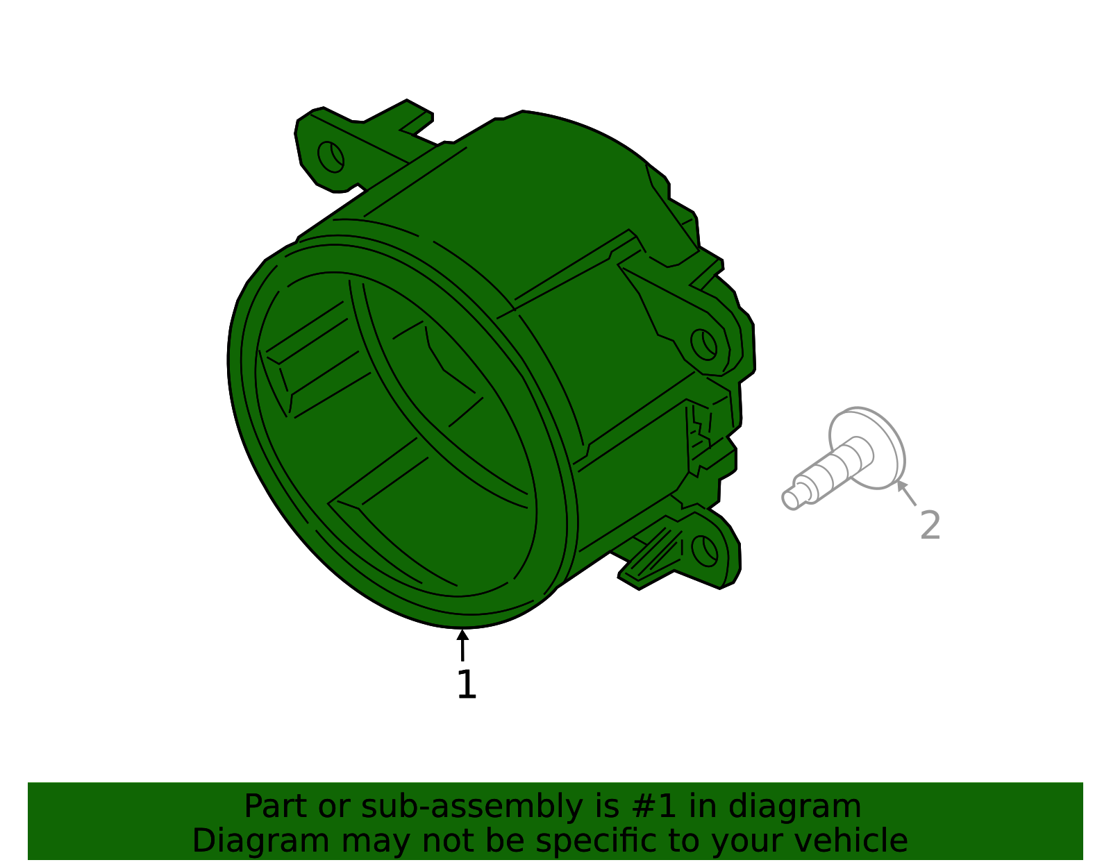 Fog Lamp Assembly JB3Z-15201-C | OEM Parts Online