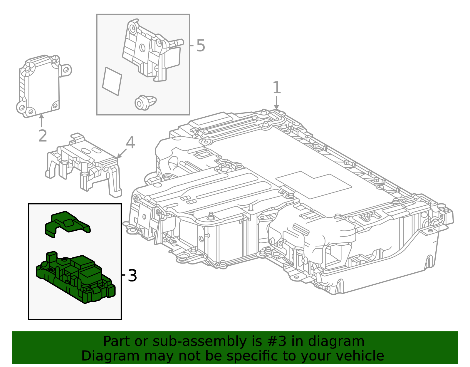 2024-2025 Toyota Grand Highlander Drive Motor Battery Pack Control ...