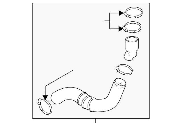 2013-2020 Ford | Inter-Cooler Pipe | FS7Z-6K683-A | Walls' Ford Parts