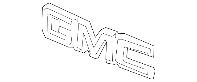 1999-2025 GMC Front Grille GMC Logo 22881265 | Shop Matick Buick GMC