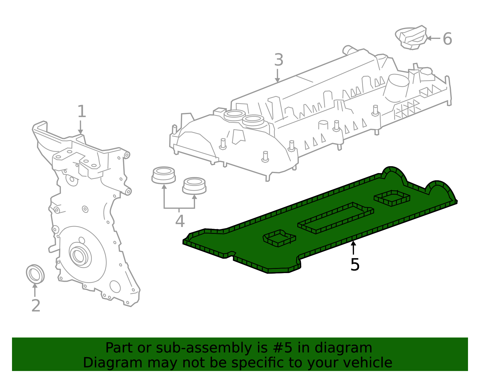 2013-2017 Jaguar Valve Cover Gasket JDE27464 | JaguarParts.com