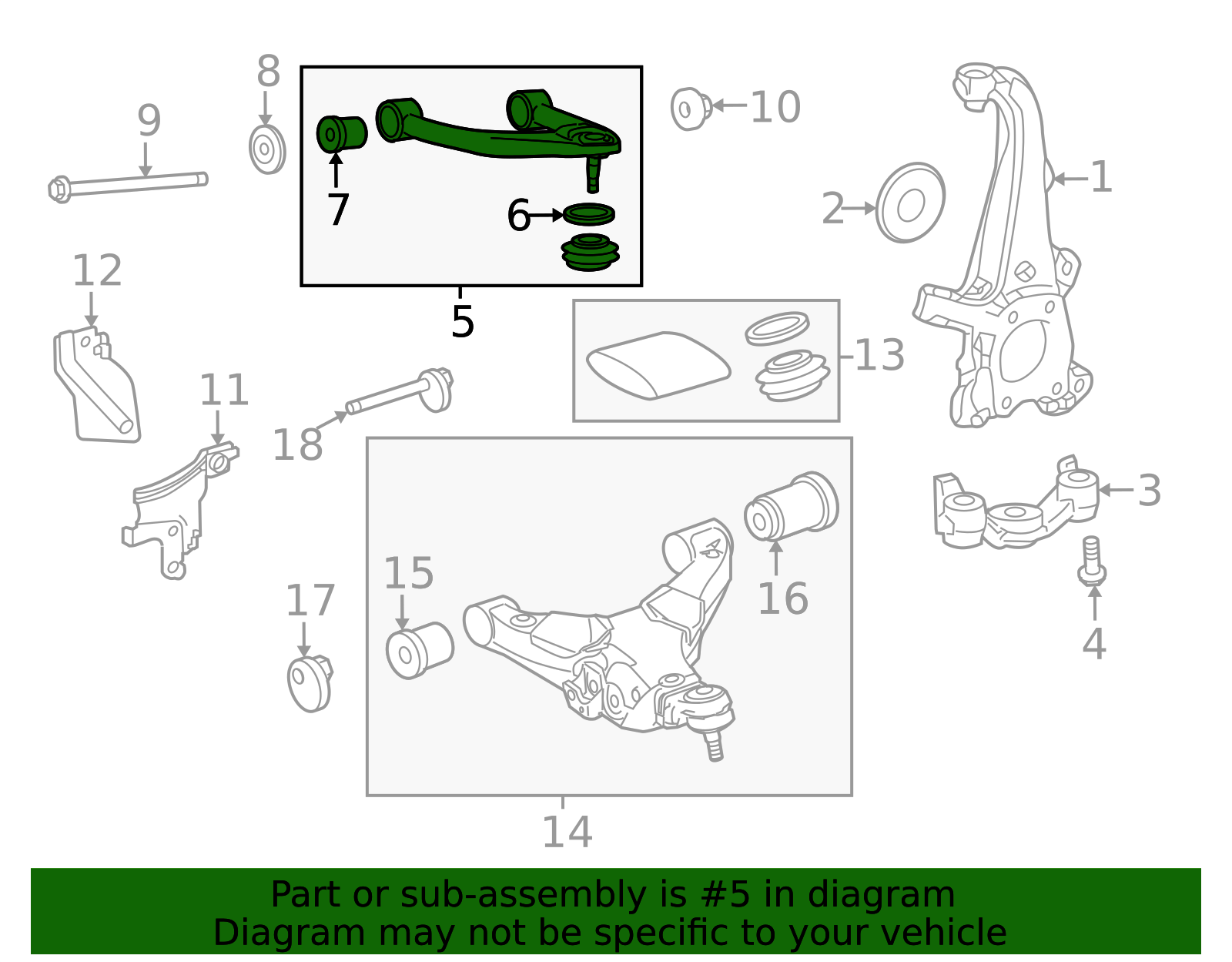 2025 Toyota 4Runner Suspension Control Arm 48610-0W010 | Toyota Parts ...