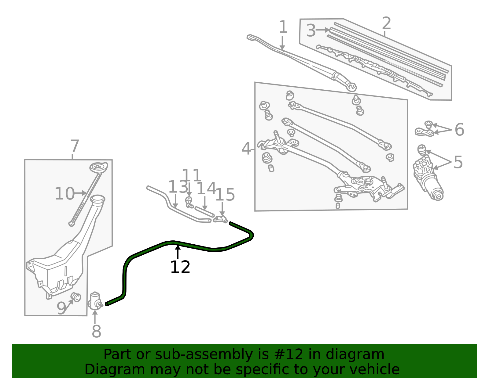 76800-T0A-P50 - Washer Hose 2001-2017 Honda | Honda Parts Online
