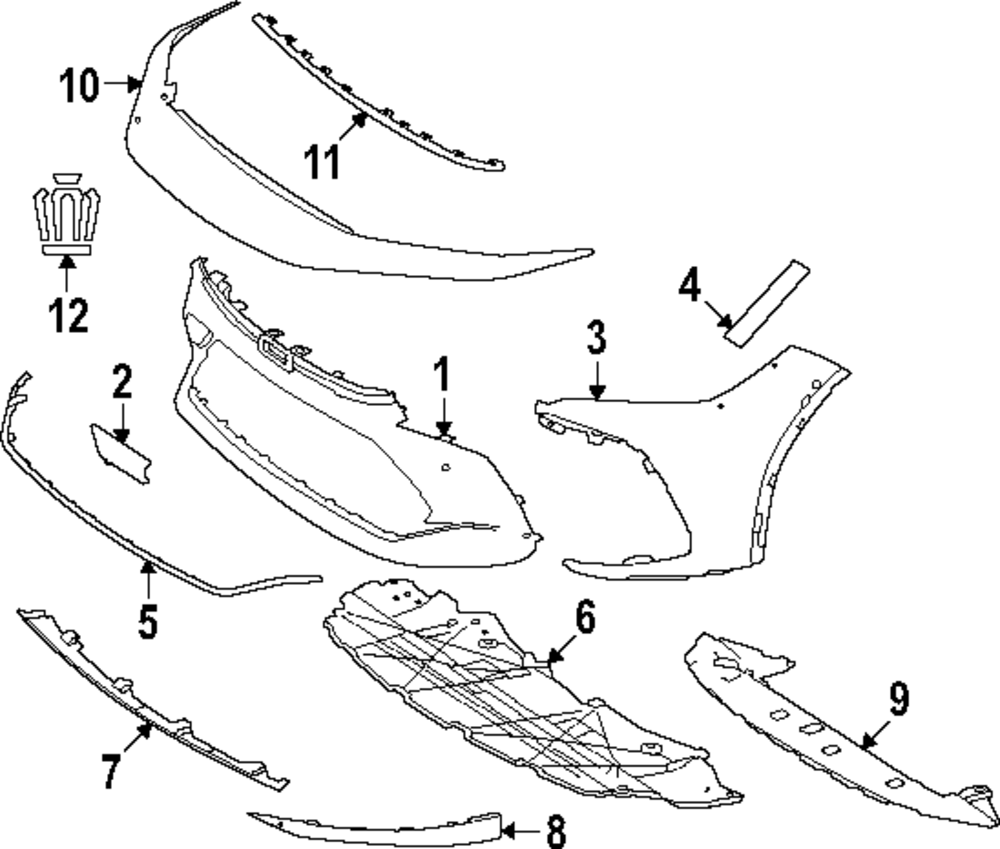 53111-30909 - Bumper Cover - 2023-2025 Toyota Crown | OEM Genuine ...