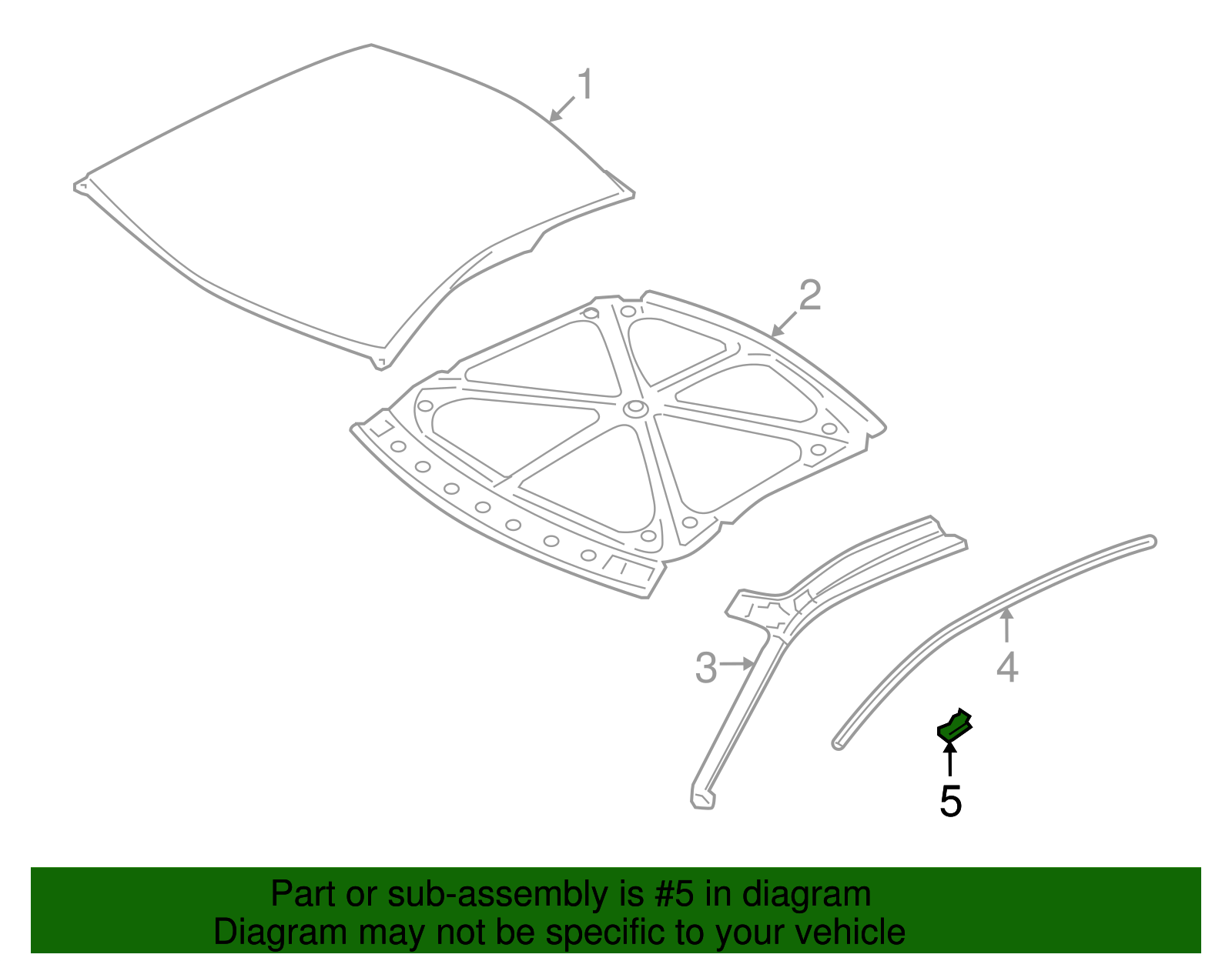2009-2024 Nissan GT-R Roof Molding Fastener 73856-AM800 | Nissan Parts ...
