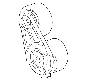 2014-2020 GM Drive Belt Tensioner 12670574 GM | GMPartsDirect.com