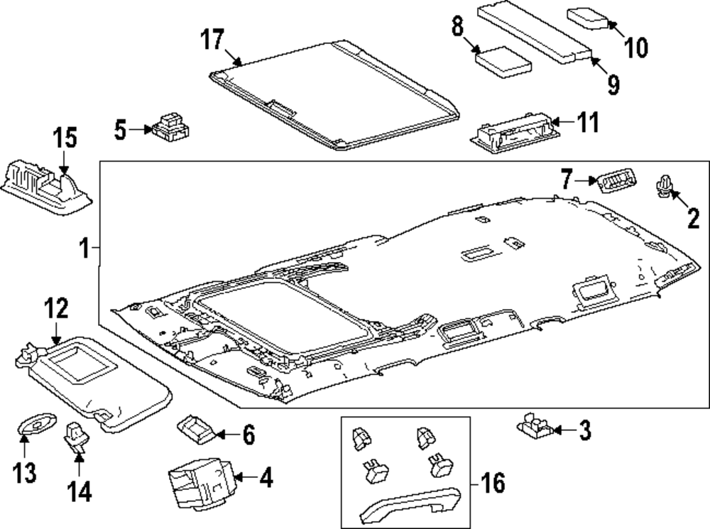 74611-48010-C1 - Assist Strap 2024-2025 Toyota Land Cruiser | Parts ...