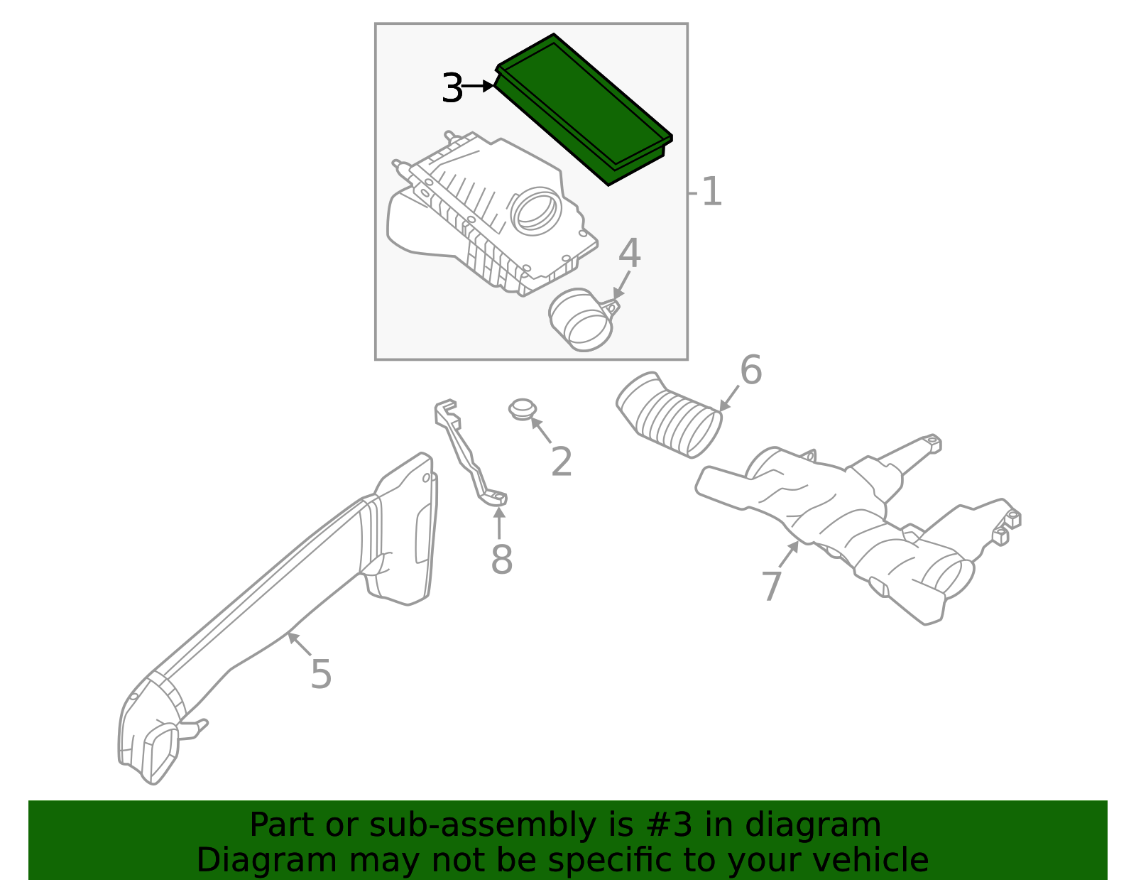 2020-2025 Land Rover Air Filter LR129322 | OEM Parts Online
