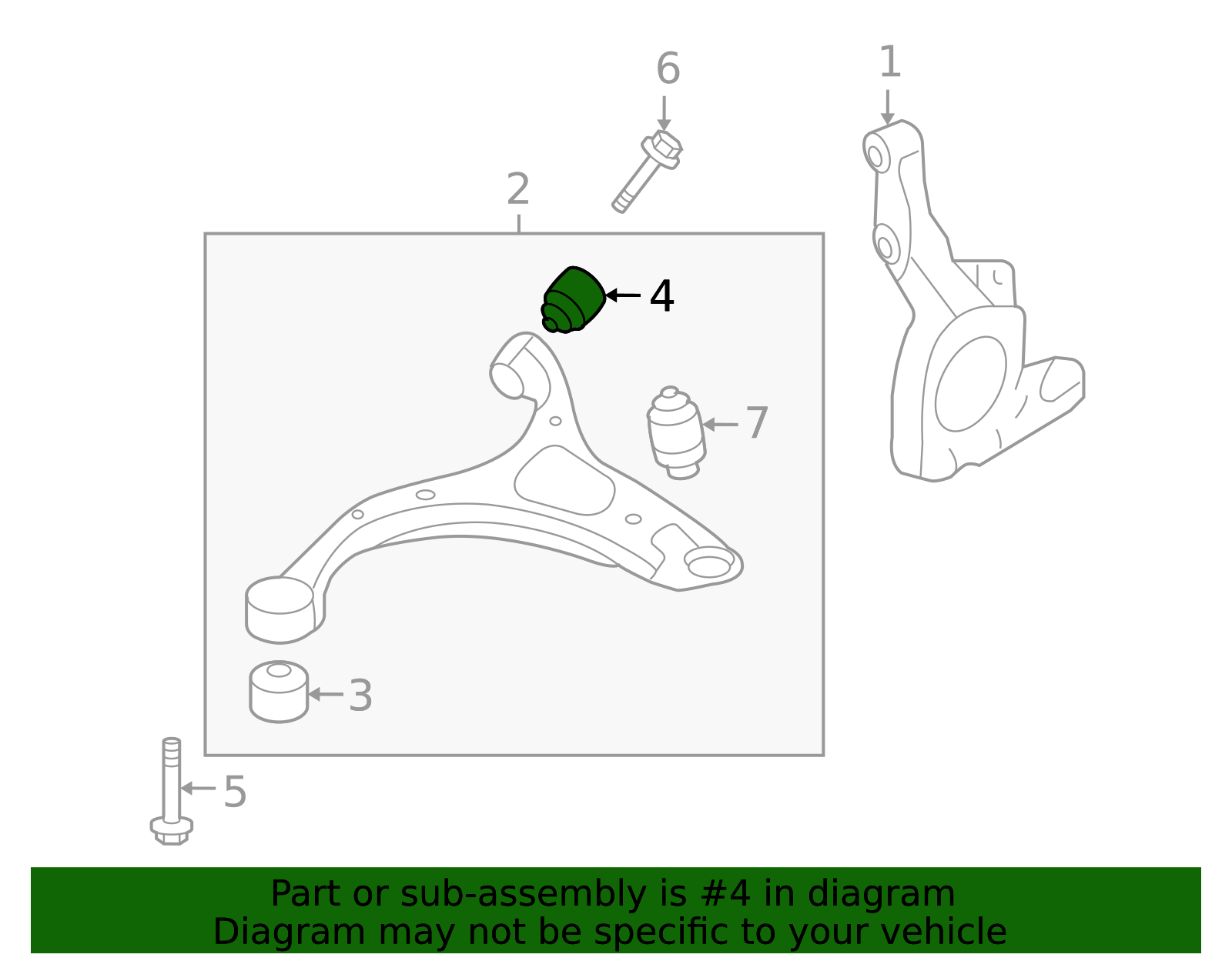 2007-2012 Hyundai Bushing 54551-2B000 | MotorMotor