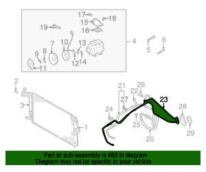 97773-2C000 - Suction Hose 2003-2005 Hyundai Tiburon | Hyundai Parts Pro