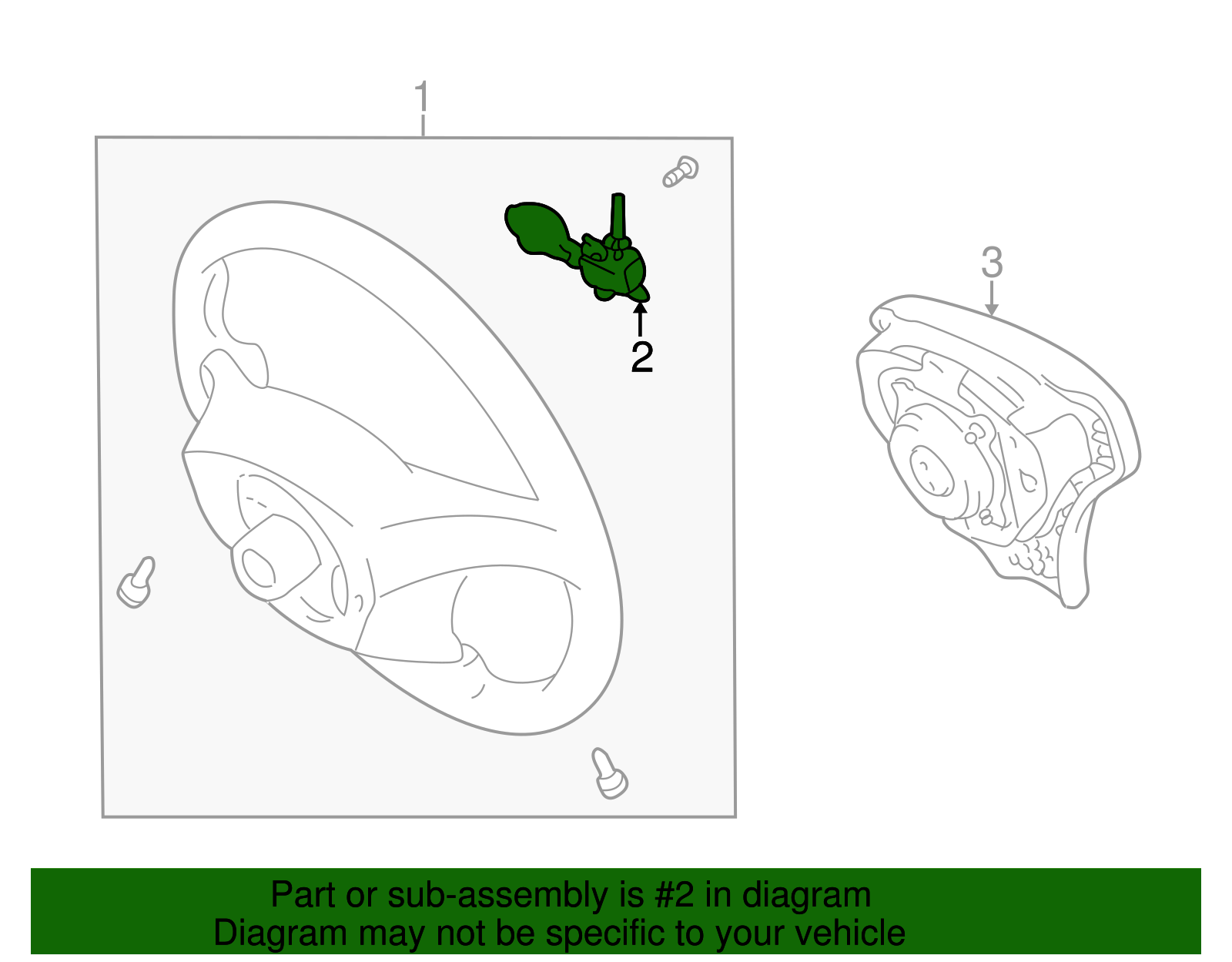84630-02041 - Toyota Cruise Control Switch 2002-2008 Toyota ...
