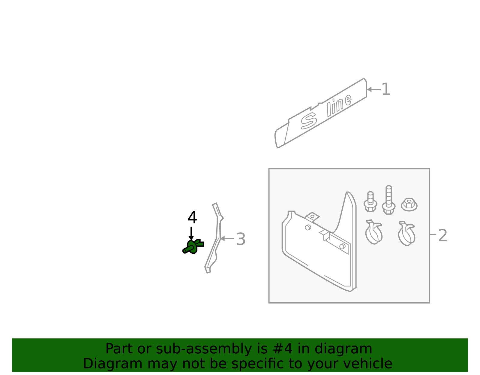 2017-2026 Audi Stone Guard Rivet N-038-505-3 | OEM Parts Online