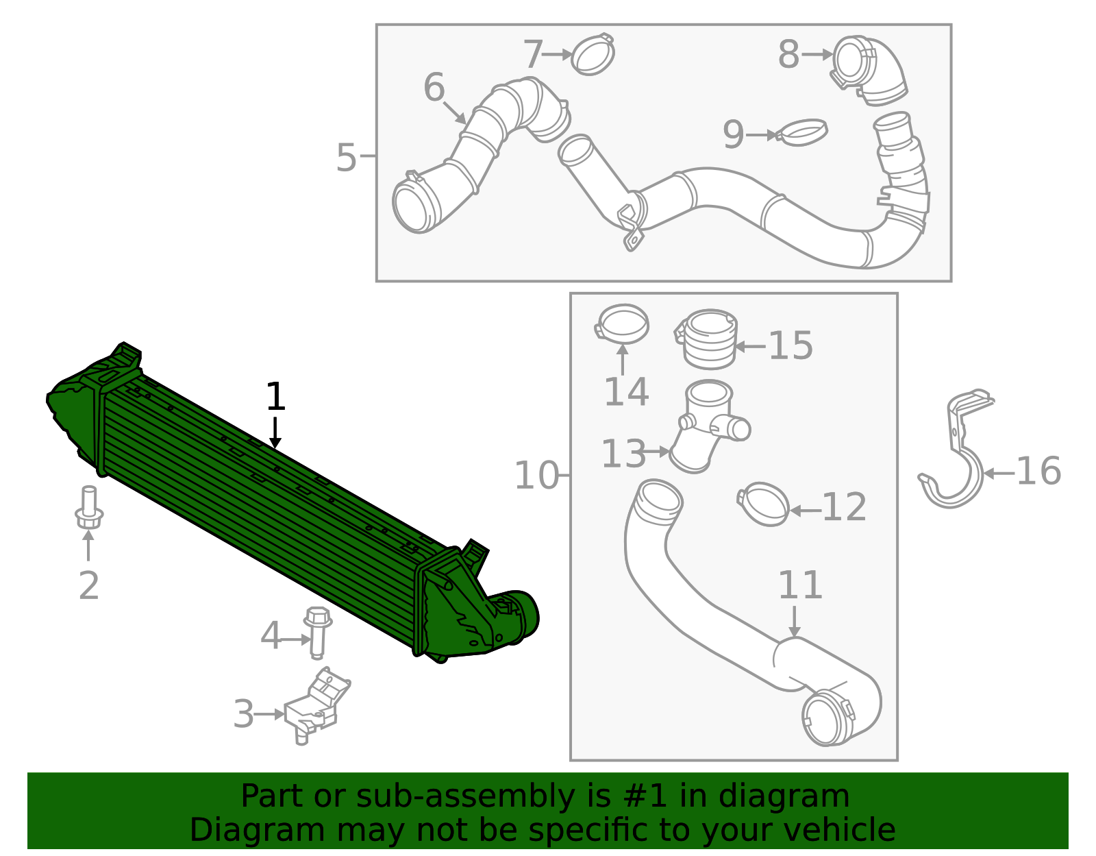 2013-2015 Land Rover LR2 Inter-Cooler LR031925 | OEM Parts Online