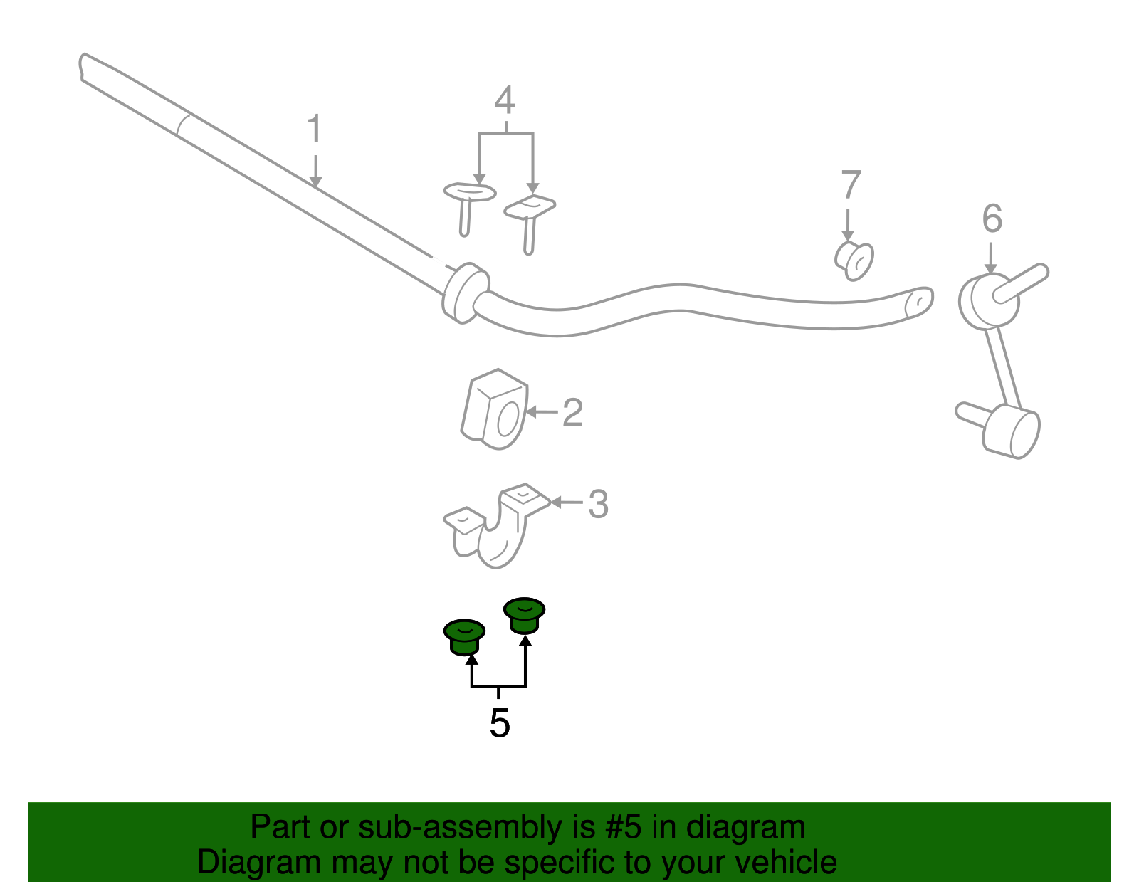 2003-2025 Ford Suspension Stabilizer Bar Link Nut W520213-S440 ...