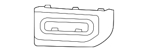 2020-2023 Land Rover | Fog Lamp Bezel | LR129431 | Express Land Rover Parts