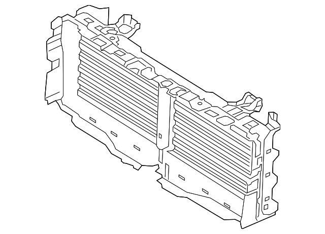 2016-2019 Nissan Radiator Shutter Assembly 21421-9FT0B | OEM Parts Online