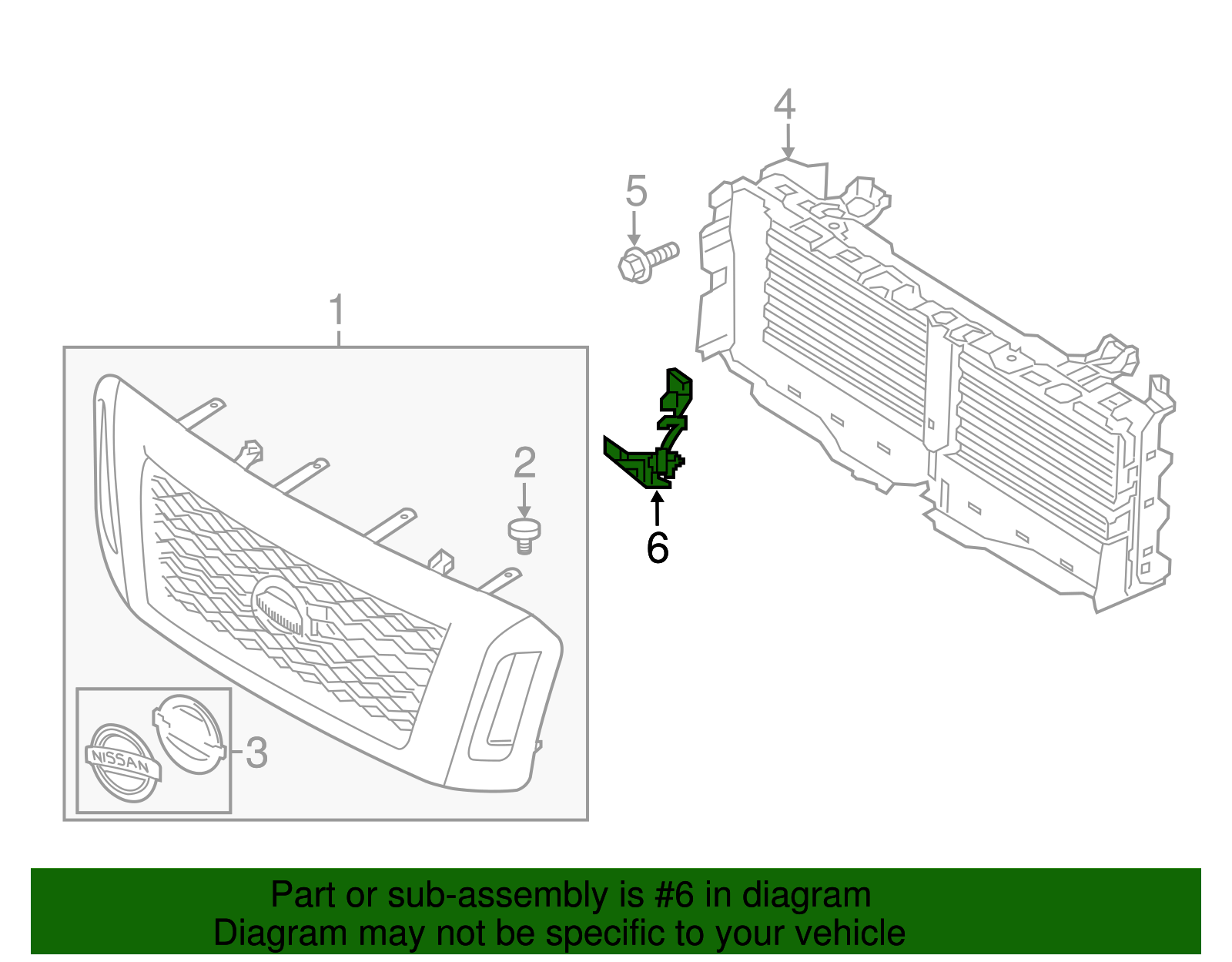 284F1-EZ21A - Front Camera 2016-2024 Nissan | Nissan Parts ...