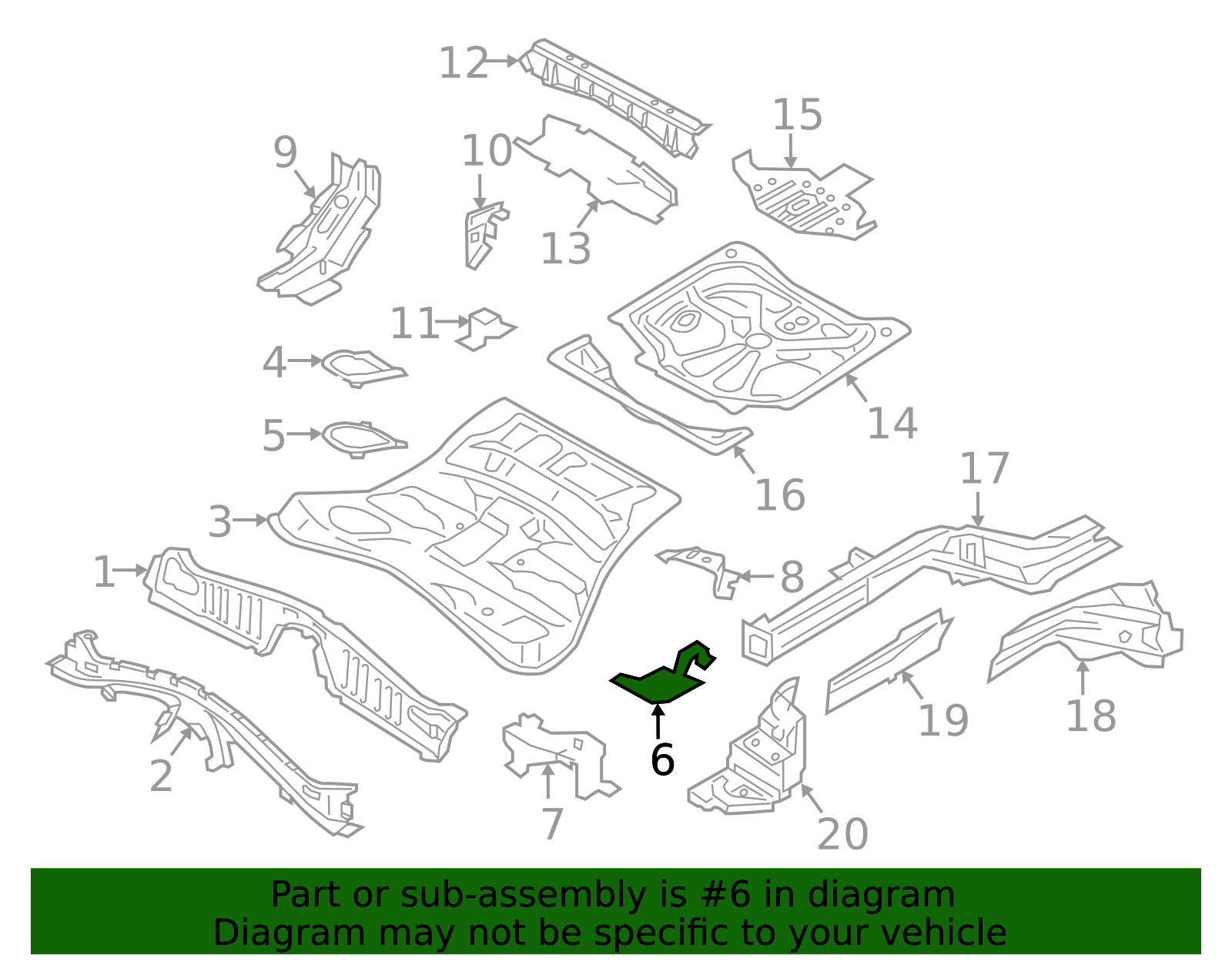 2019-2025 Volvo Front Bracket - Passenger Side (RH) 31656929 ...