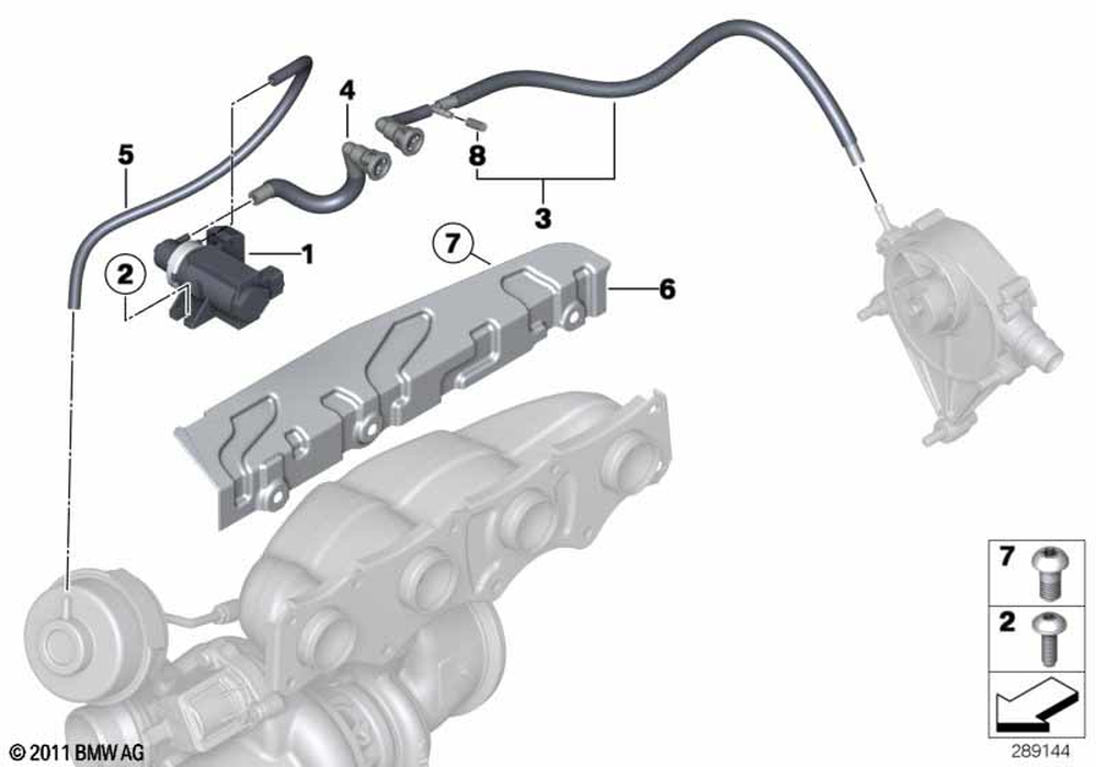 11747626351 - BMW Pressure Converter Performance Auto Parts