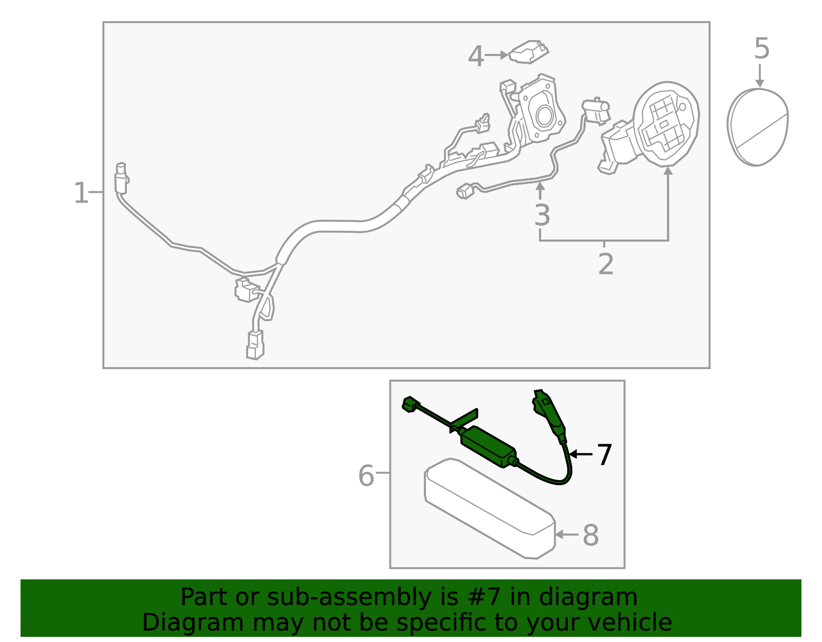 2020-2022 Hyundai Ioniq Cable 91670-K4020 | World OEM Parts Hyundai