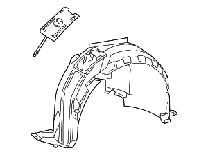 447-684-02-77 - Fender Liner 2016-2023 Mercedes-Benz Metris | Mercedes ...