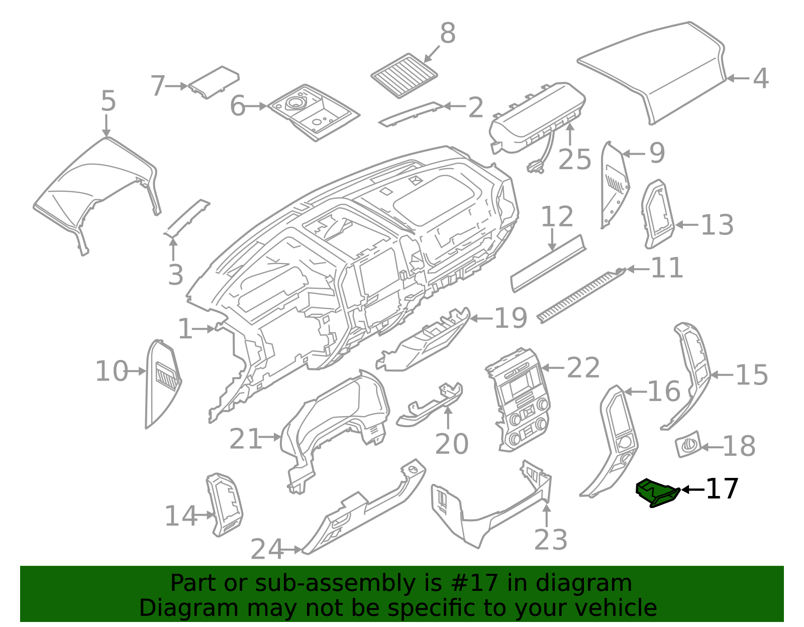 2015-2022 Ford Storage Box FL3Z-15042C74-AA | Ford OEM Parts Outlet