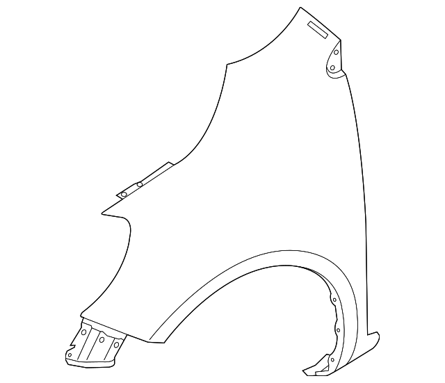 2020-2025 Nissan Versa Fender F3101-5EFMA | GetOEMParts.com