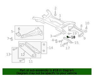 2007-2025 Mitsubishi Lateral Arm Adjust Cam MN184102 | Mitsubishi Parts ...