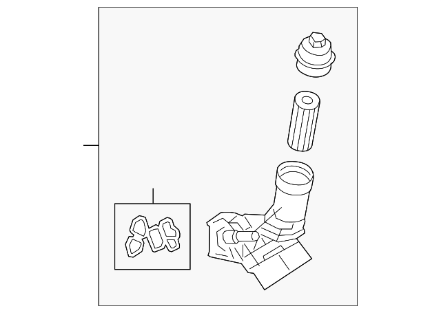 2020-2025 Toyota GR Supra Engine Oil Filter Housing 15670-WAA02 | OEM ...