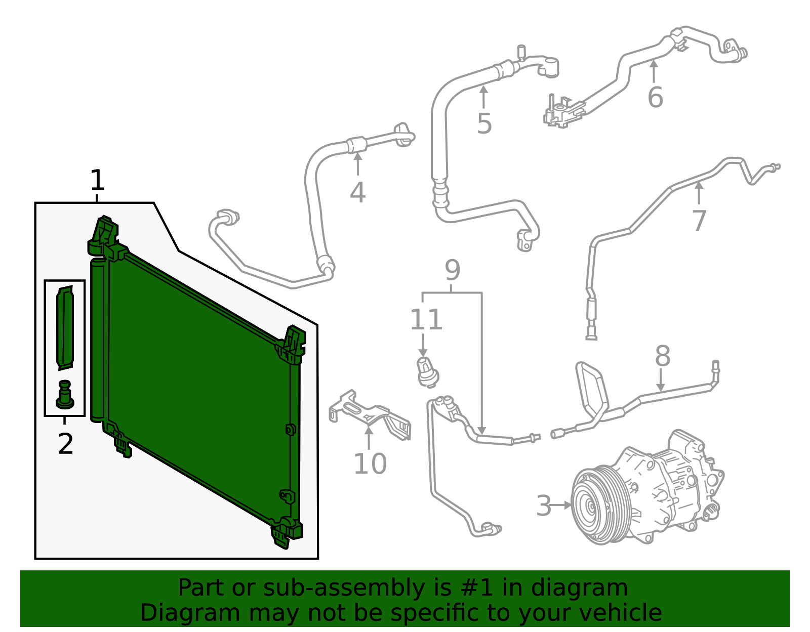 88460-24120 - High-Quality A/C Condenser for 2015-2019 Lexus RC F ...