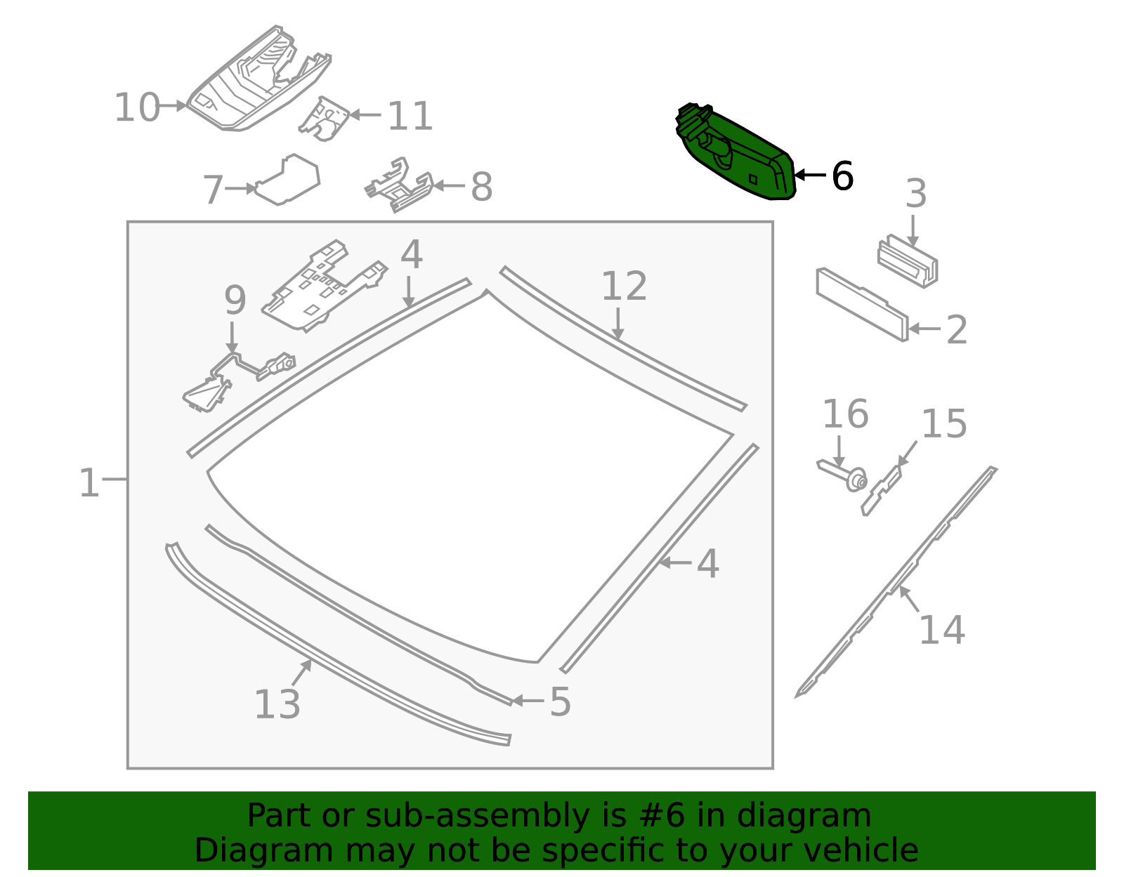 Interior Rear View Mirror 87810-06201 | OEM Parts Online