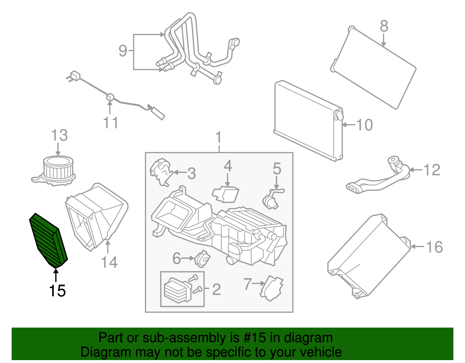 2003-2024 Jaguar Cabin Air Filter C2P2410 | OEM Parts Online