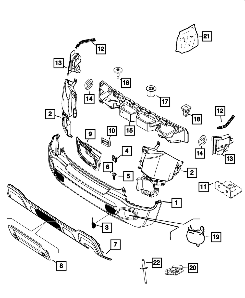 68733623AA - Rear Fascia 2023 Jeep Renegade | The Official Mopar eStore