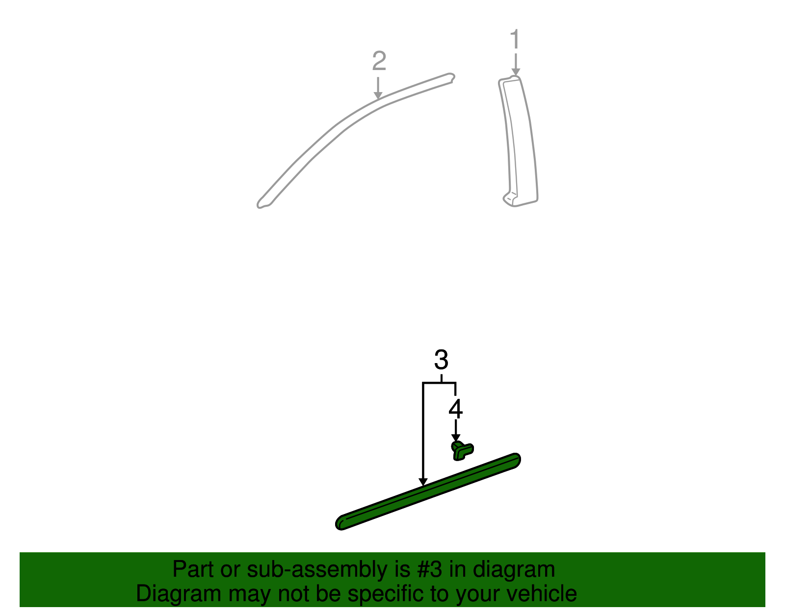 75322-SHJ-A22ZA - 2005-2007 Honda Odyssey - Protector L Front Door ...