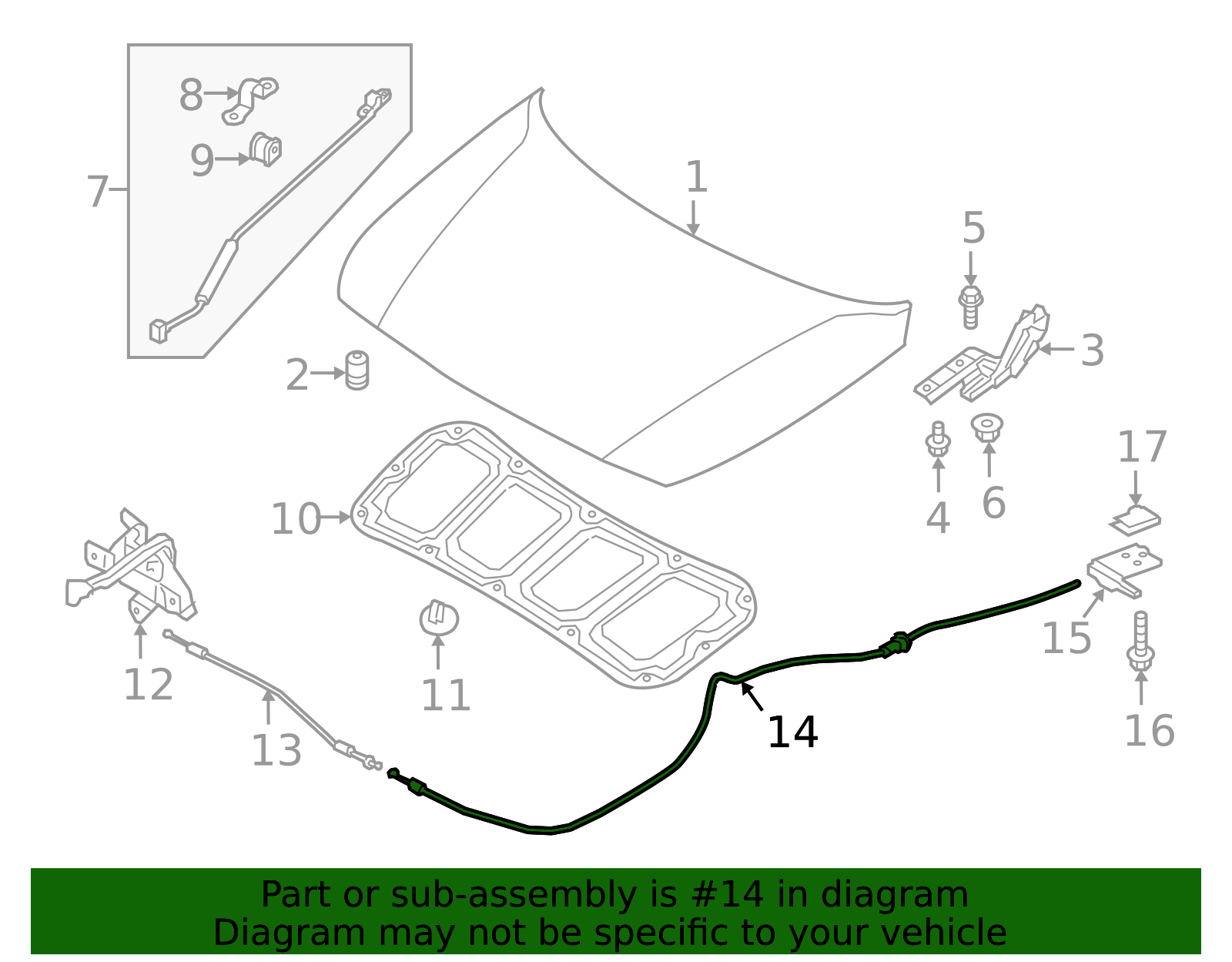 Release Cable 81190-J0000 | MotorMotor