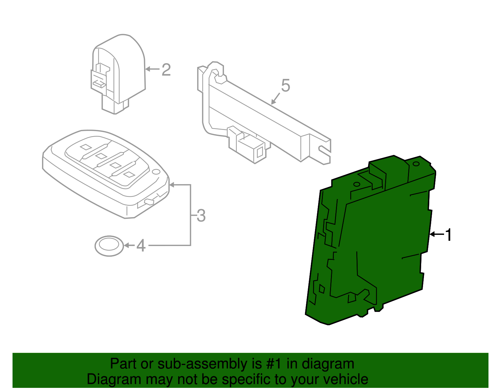 95480-G2021 - 2022 Hyundai Ioniq - Module | Hyundai Parts Express