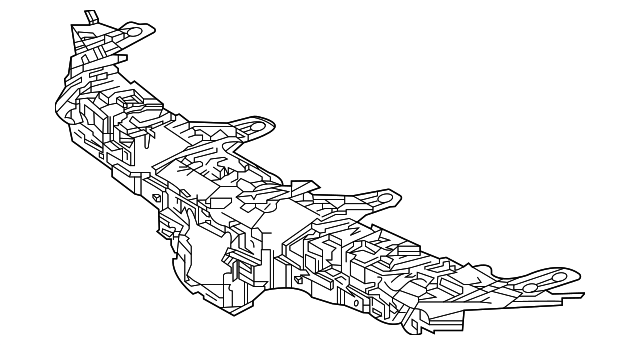 Genuine Toyota Grille Bracket part# 53115-0E010 for 2020-2025 Toyota ...