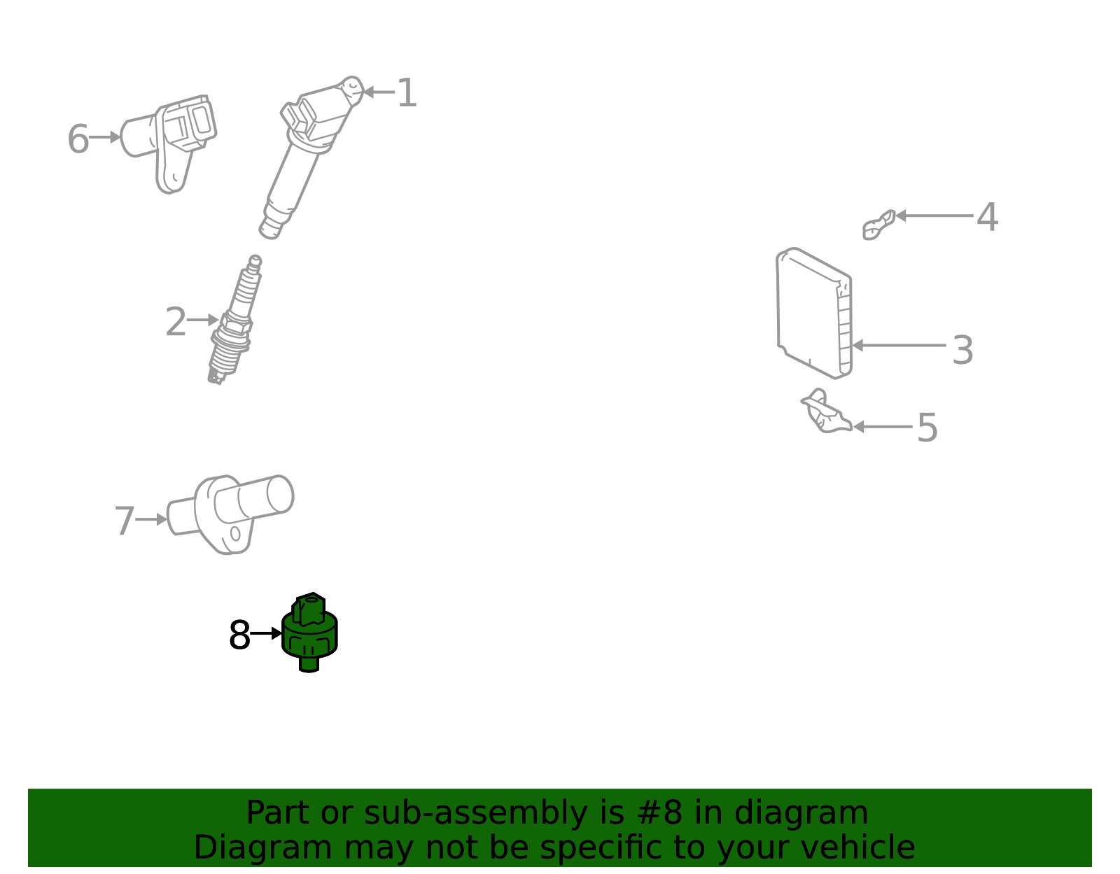 1994-2006 Lexus Knock Sensor 89615-12090 | OEM Parts Online