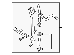 2011-2015 Volkswagen Touareg Water Manifold 7P0-121-070-AB | Volkswagen ...